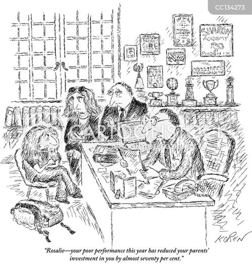 Report Card Cartoons and Comics - funny pictures from CartoonStock