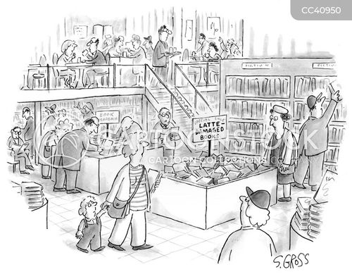 Booksellers Cartoons and Comics - funny pictures from CartoonStock