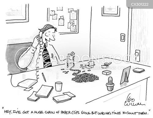 Paperclip Cartoons and Comics - funny pictures from CartoonStock