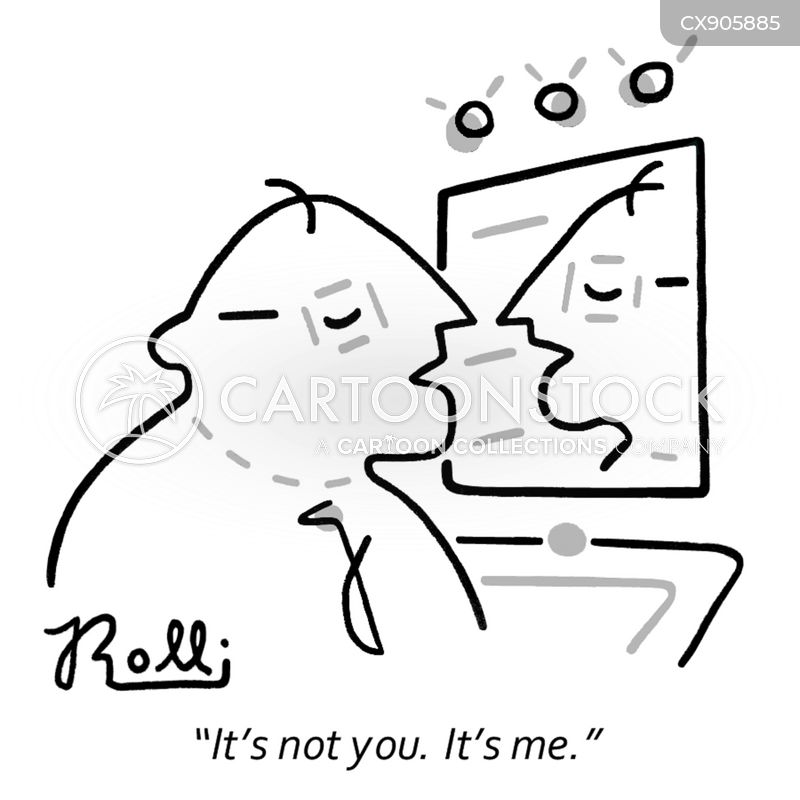 Blaming Yourself Cartoons and Comics - funny pictures from CartoonStock