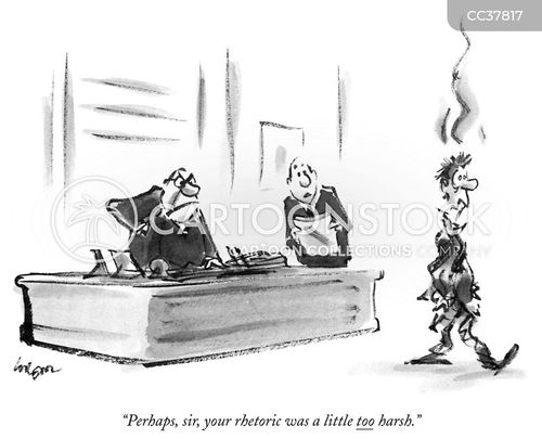 Rhetoric Cartoons and Comics - funny pictures from CartoonStock