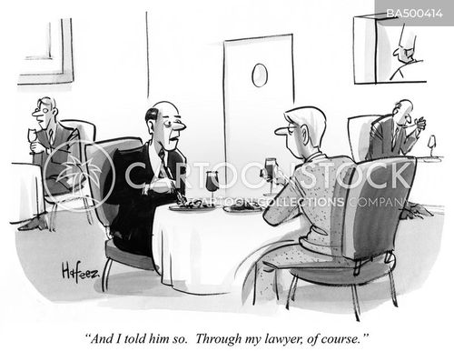 Litigious Cartoons and Comics - funny pictures from CartoonStock