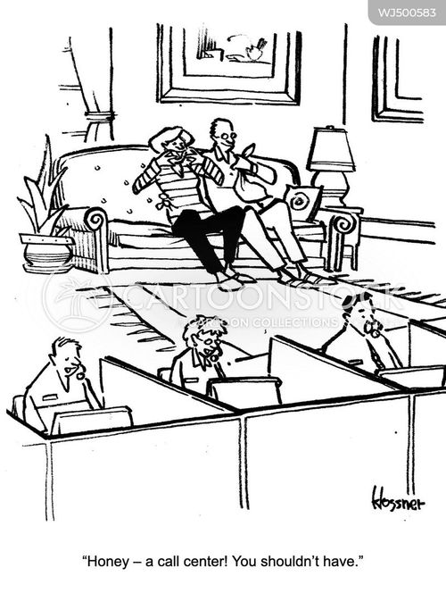 Call Center Cartoons and Comics - funny pictures from CartoonStock