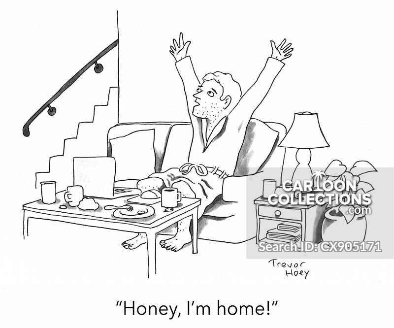 Remote Working Cartoons and Comics - funny pictures from CartoonStock