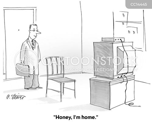 Coming Home Cartoons and Comics - funny pictures from CartoonStock