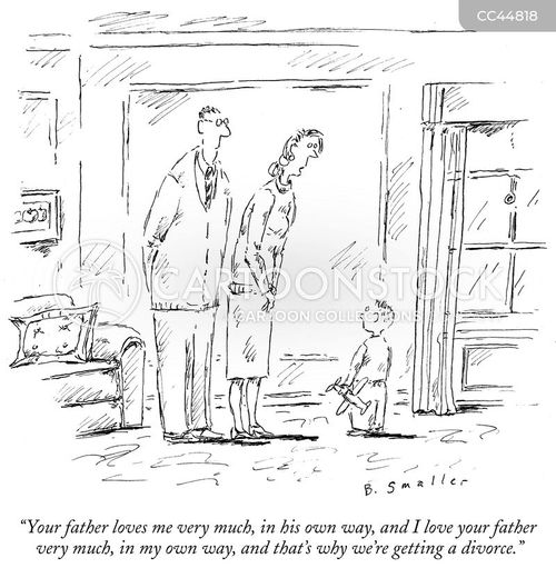 Family Breakdown Cartoons and Comics - funny pictures from CartoonStock