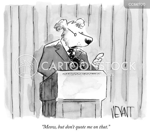 Press Conference Cartoons and Comics - funny pictures from CartoonStock