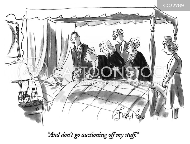 Old Person Dying Cartoon