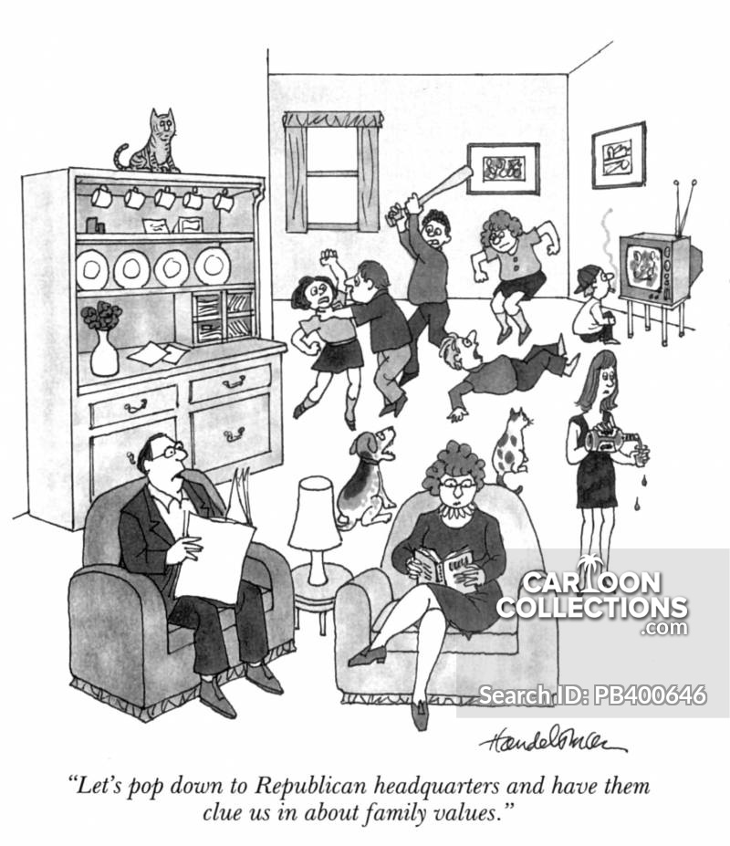 Family Values Cartoon