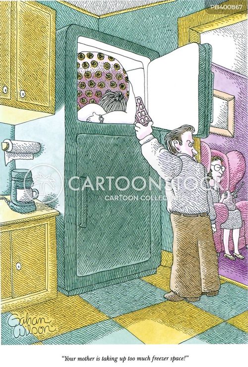 Freezer Cartoons and Comics - funny pictures from CartoonStock