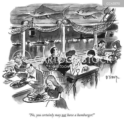 Seafood Cartoons and Comics - funny pictures from CartoonStock