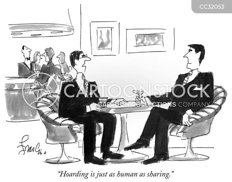 Hoarding Cartoons and Comics - funny pictures from CartoonStock