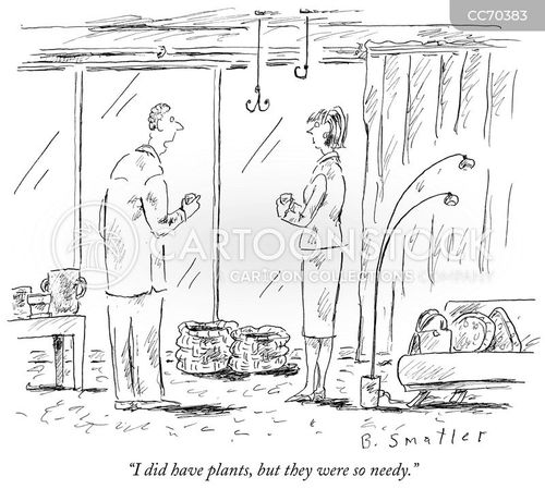 Plant Whispering Cartoons and Comics - funny pictures from CartoonStock