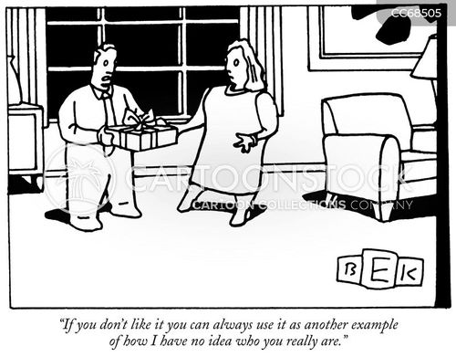 Present Ideas Cartoons and Comics - funny pictures from CartoonStock