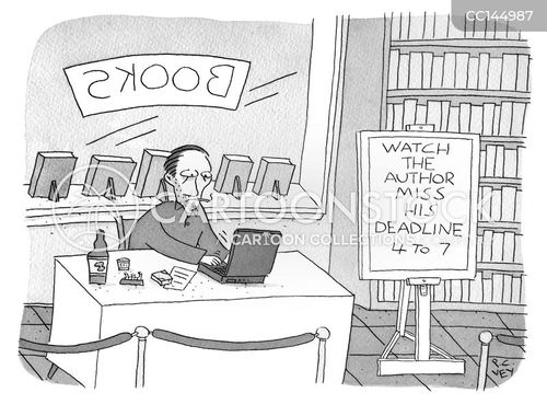 Deadline Cartoons and Comics - funny pictures from CartoonStock