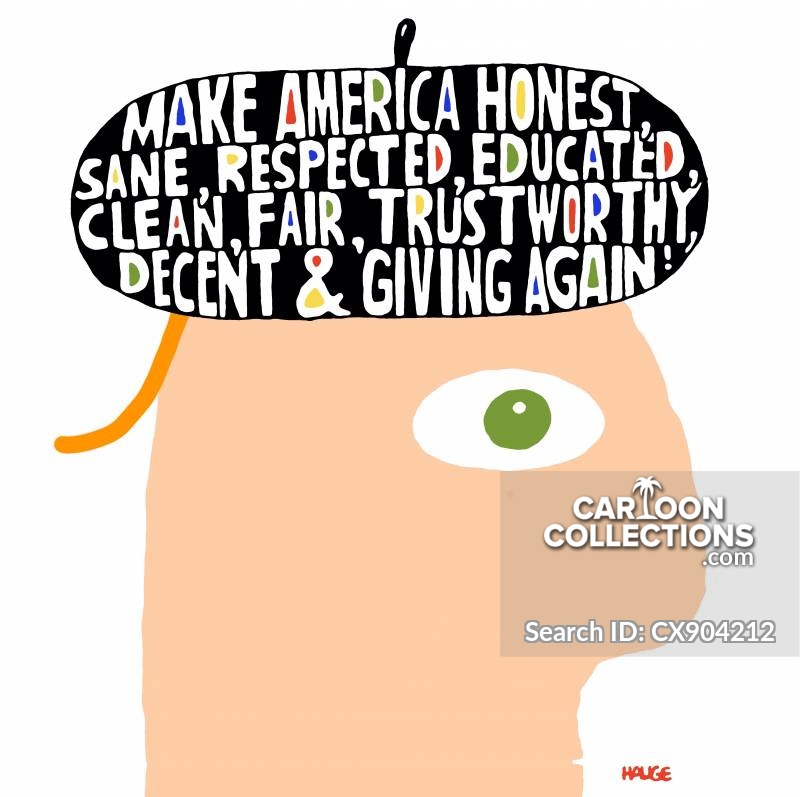 Maga Hat Cartoons and Comics - funny pictures from CartoonStock