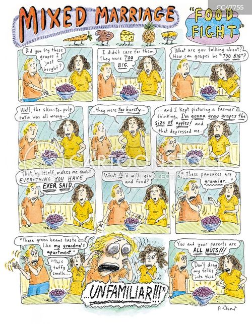 Food Fight Cartoons and Comics - funny pictures from CartoonStock