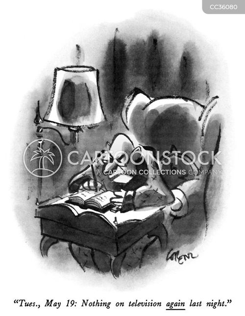 Diary Entry Cartoons and Comics - funny pictures from CartoonStock