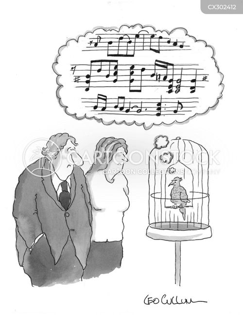 Songbird Cartoons and Comics - funny pictures from CartoonStock