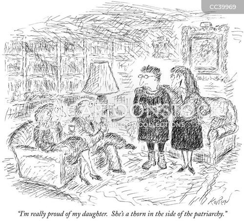 Patriarchy Cartoons and Comics - funny pictures from CartoonStock