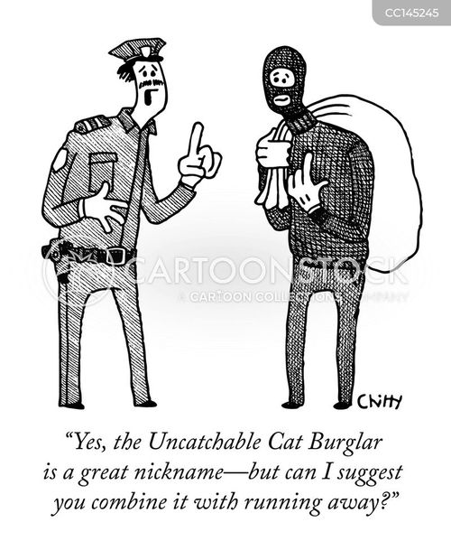 Elusive Criminal Cartoons and Comics - funny pictures from CartoonStock