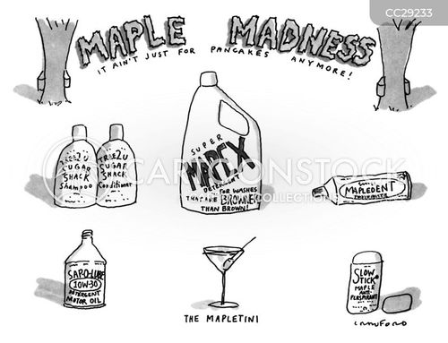 Maple Syrup Cartoons and Comics - funny pictures from CartoonStock