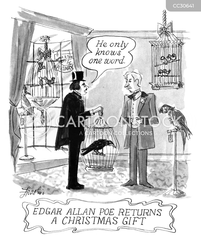 Edgar Allan Poe Cartoons and Comics - funny pictures from CartoonStock