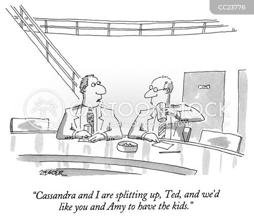 Visitation Rights Cartoons and Comics - funny pictures from CartoonStock