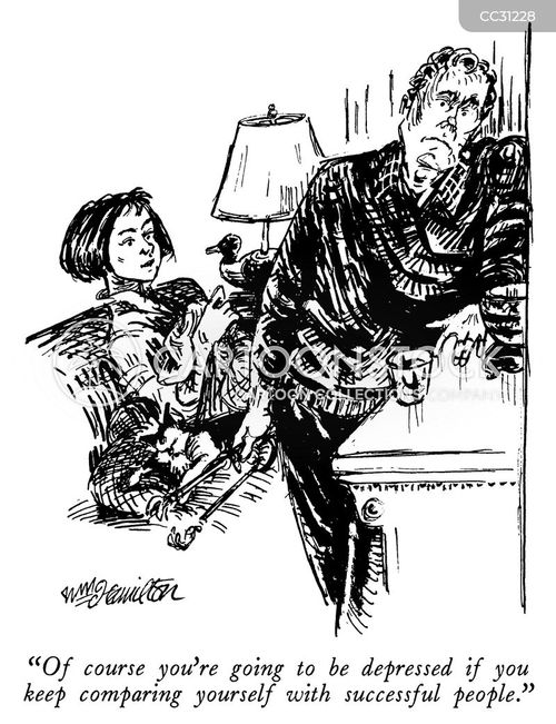 Comparing Spouses Cartoons and Comics - funny pictures from CartoonStock