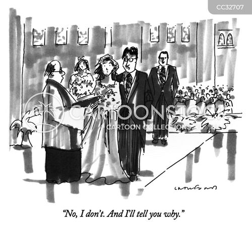 Left At The Alter Cartoons and Comics - funny pictures from CartoonStock