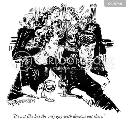 Personal Demons Cartoons and Comics - funny pictures from CartoonStock
