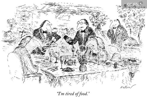 Culinary Fatigue Cartoons and Comics - funny pictures from CartoonStock
