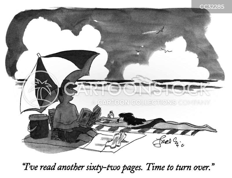 Sunburn Cartoons and Comics - funny pictures from CartoonStock