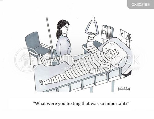 Texting And Driving Cartoons and Comics - funny pictures from CartoonStock