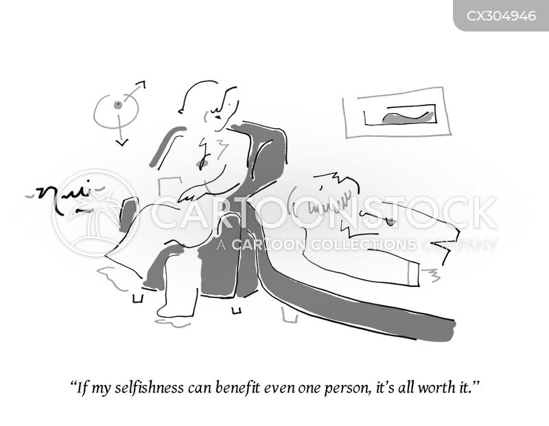 Selfish Cartoons and Comics - funny pictures from CartoonStock