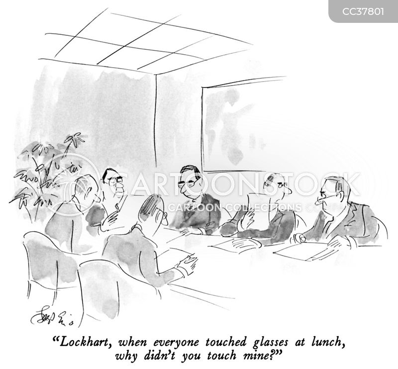 Lunch Meeting Cartoons and Comics - funny pictures from CartoonStock