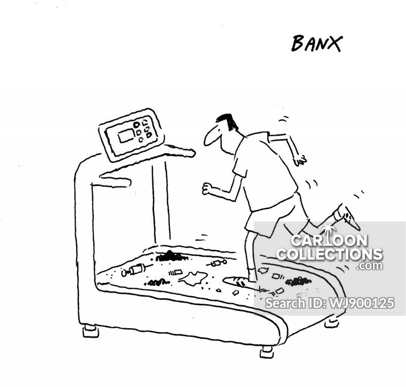Treadmill Cartoons and Comics - funny pictures from CartoonStock