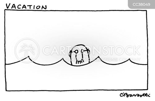 Treading Water Cartoons and Comics - funny pictures from CartoonStock