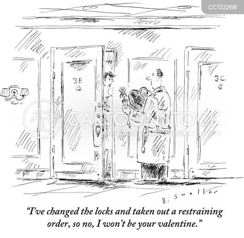 Restraining Order Cartoons and Comics - funny pictures from CartoonStock