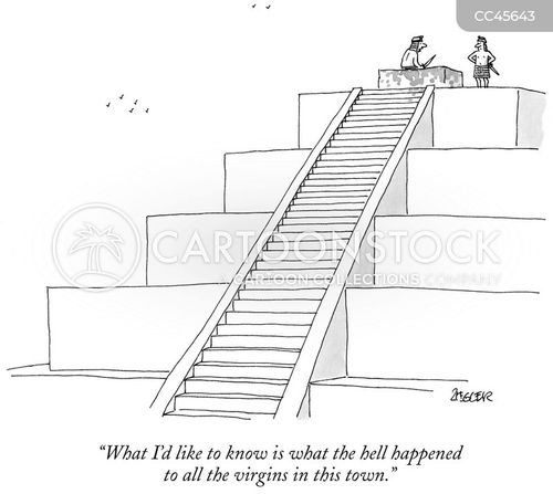 Virgin Sacrifice Cartoons and Comics - funny pictures from CartoonStock