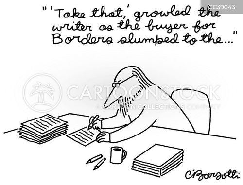 Writing A Book Cartoons and Comics - funny pictures from CartoonStock